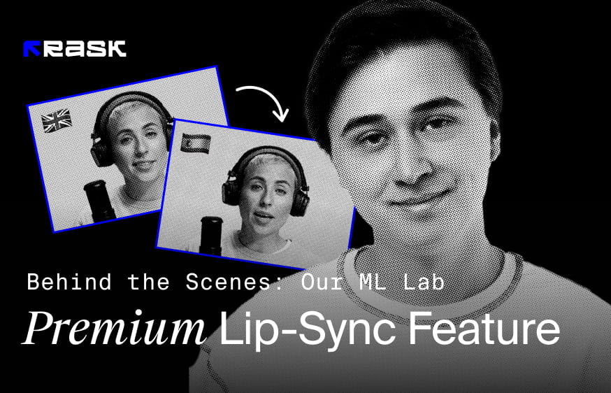 Just launched! Rask AI Platform is THE place to translate and repurpose your content at scale